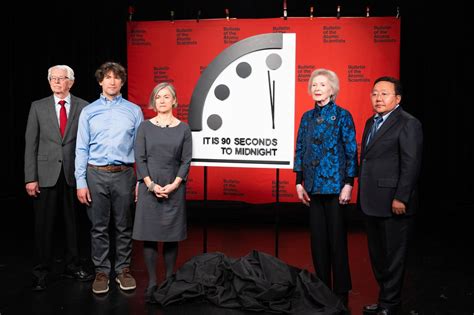 doomsday clock hits 90 seconds to midnight as world gets closer than