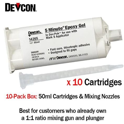 Devcon 5 Minute Epoxy Gel Fast Setting Thixotropic No Drip Epoxy