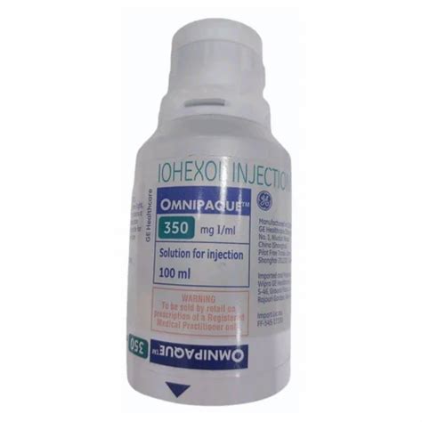 Omnipaque Injection 350 Mg At Rs 1190 Bottle Shastri Nagar Nagpur Id 2855251523962