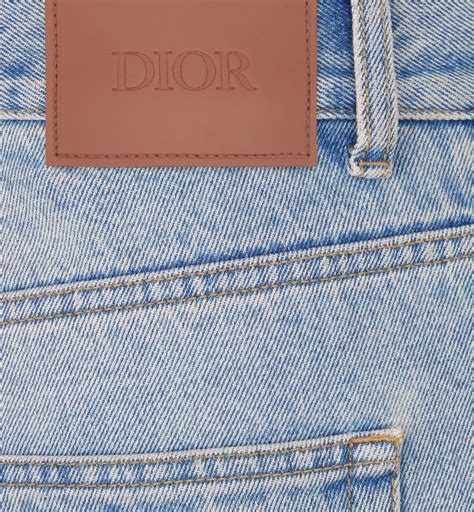 Regular Jeans Light Blue Cotton Twill Dior
