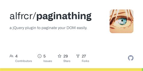 GitHub Alfrcr Paginathing A JQuery Plugin To Paginate Your DOM Easily
