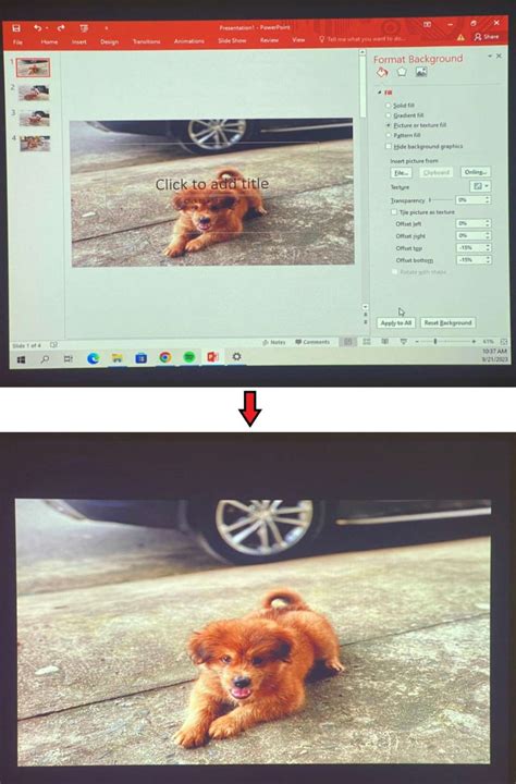 how to make powerpoint full screen on any projector in 3 simple steps