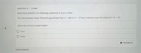 solved the intermediate value theorem guarantees that x