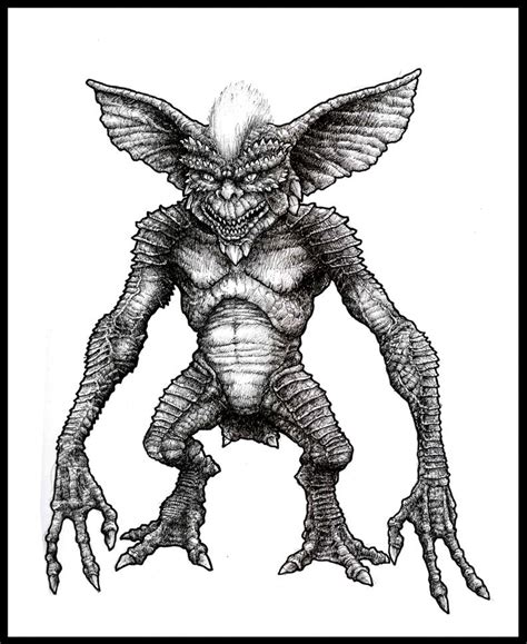 Gremlins Stripe Tegning Figur Gremlins Stripe Originelle