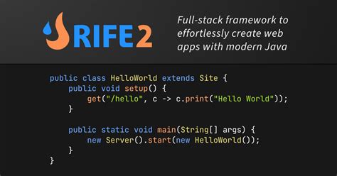 GitHub Rife2 Rife2 Full Stack No Declaration Framework To Quickly And Effortlessly Create