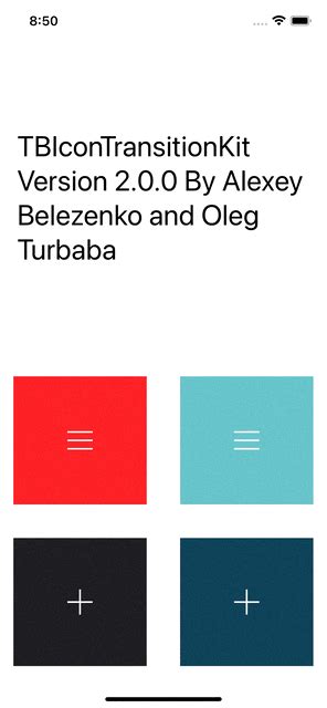 GitHub AlexeyBelezeko TBIconTransitionKit TBIconTransitionKit Is An Easy To Use Icon