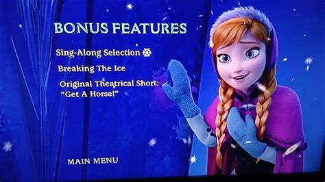 Frozen Sing Along Edition Uk Dvd Menu Walkthrough 2014 Youtube
