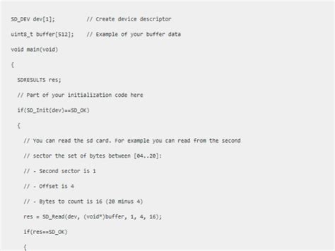 SD Card SPI Electronics Lab Com