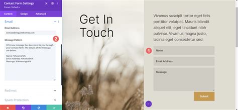 how to set up your divi contact form