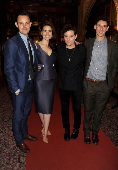 Hayley Atwell Showing Huge Cleavage In A Purple Backless Dress At The Pride Pres Porn Pictures