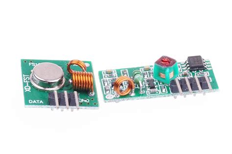 Mhz RF Wireless Transmitter And Receiver Kit In Integrated Circuits From Electronic
