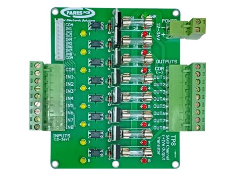 A Channel Ve Output Transistor Interface Module TP Fares PCB