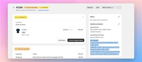 cart and checkout sparklayer docs