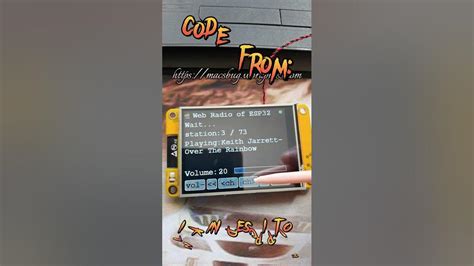 Esp32 2432s028 Webradio Player Youtube