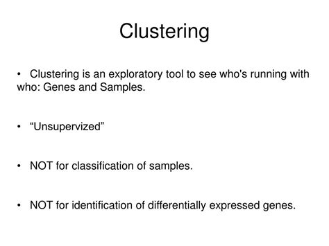 PPT Clustering And Classification In Gene Expression Data PowerPoint Presentation ID