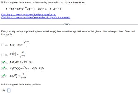 solved solve the given initial value problem using the