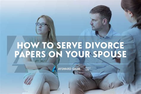 How To Serve Divorce Papers On Your Spouse Brisbane Family Lawyer