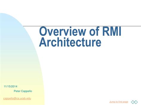 Ppt Understanding The Architecture Of Rmi Keys And Insights