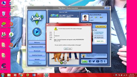 Sims 3 Script Error Game Crashes When Loading Family R Sims3