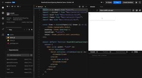 mui expected spacing argument to be a number or a string got [object
