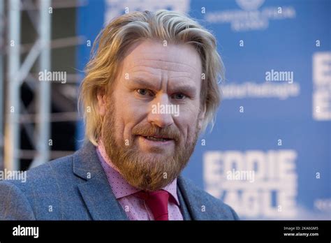 Oslo Norway 20160315 Actor Rune Temte Before The Premiere Of The Film Eddie The Eagle At