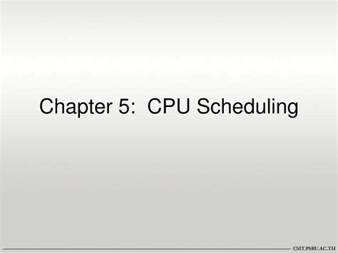 Ppt Cpu Scheduling Basic Concepts And Algorithms Powerpoint