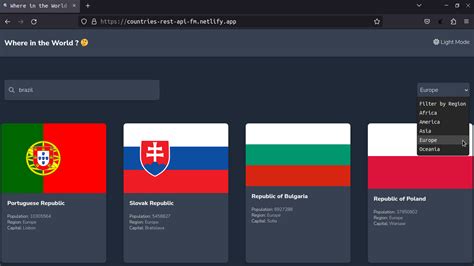 GitHub Diego Girao rest countries api Sexto projeto da mentoria conquiste sua vaga Criação