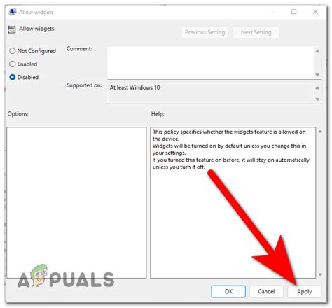 How To Disable Widgets In Windows