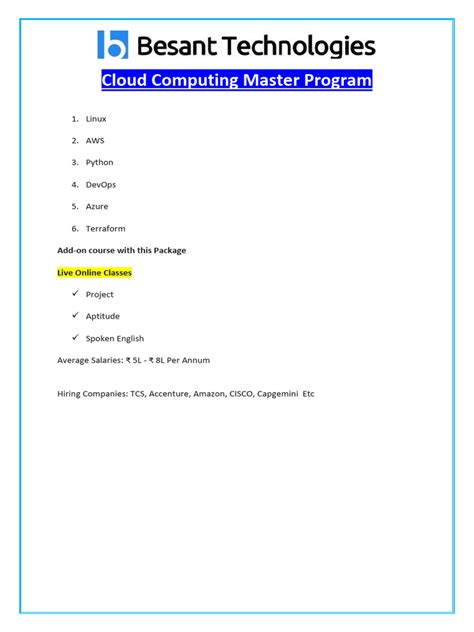 Cloud Computing Master Program Pdf Cloud Computing Python