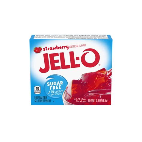 Buy Jell O Sugar Free Strawberry Gelatin Low Carb Dessert