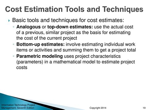 Ppt Chapter 7 Project Cost Management Powerpoint Presentation Free