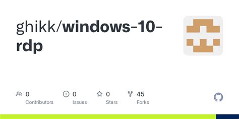 github ghikk windows 10 rdp