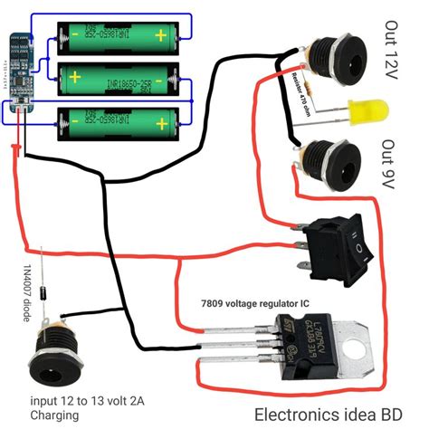Simple WiFi Router UPS Circuit