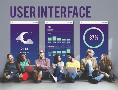 User Interface Operating System Electronic Technology Concept Stock Photo Image Of Data Group