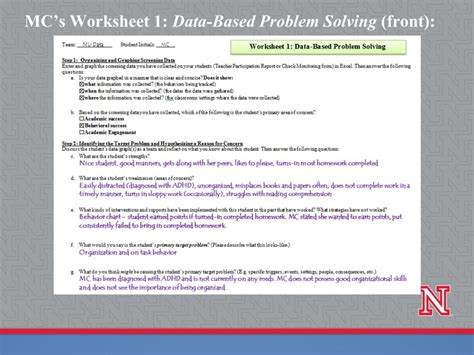 Ppt Data Based Problem Solving And The Nu Data Pragmatics Powerpoint