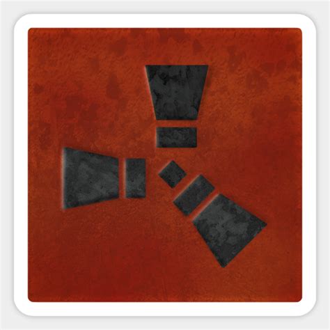 Rust Game Rust Sticker TeePublic