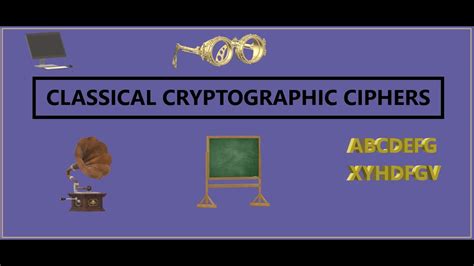 Classical Cryptographic Ciphers Antique Ciphers Brief Overview Youtube