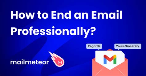How To End An Email Professionally