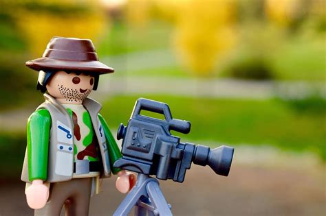 selective, focus photography, toy camera man, close up, photo ...