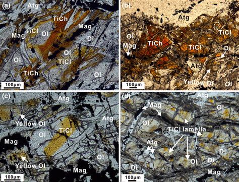 Photomicrographs Showing Mineral Assemblage And Textural Relationships Download Scientific