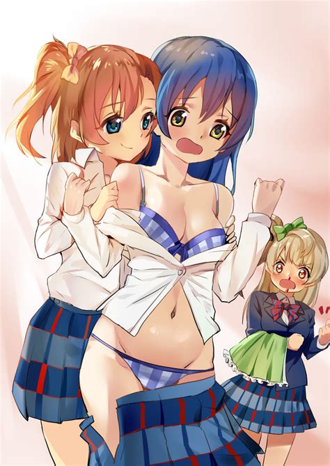 Sonoda Umi Minami Kotori And Kousaka Honoka Love Live And More Drawn By Shovelwell Danbooru