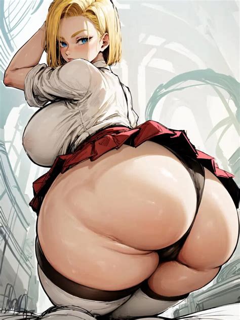 ANDROID 18 PT1 Android 18 Trying Out Her Old Babe Uniform 758x1011 Jpeg Porn Pic