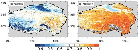Observed H8 Daytime Cloud Occurrence Frequency During A Westerly