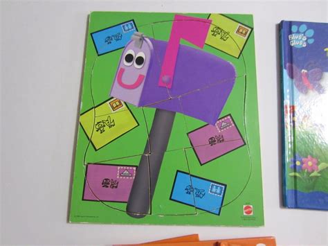 Blues Clues Lot Books Tray Puzzle Sequence Cards Lift The Flap