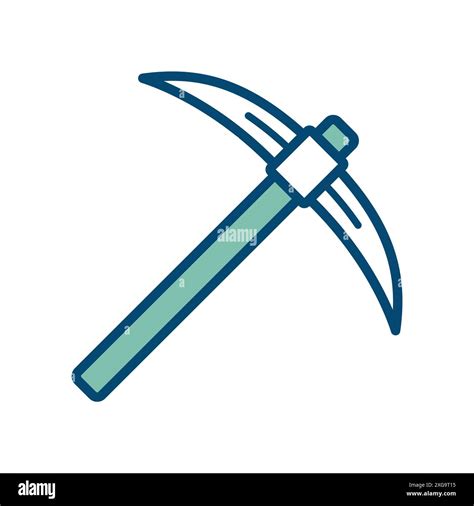 Pickaxe Icon Vector Design Template In White Background Stock Vector