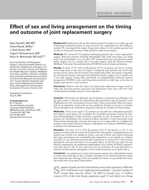 Pdf Effect Of Sex And Living Arrangement On The Timing And Outcome Of