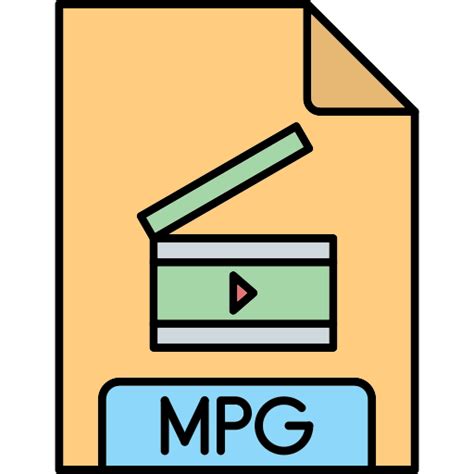 Mpg Generic Thin Outline Color Icon