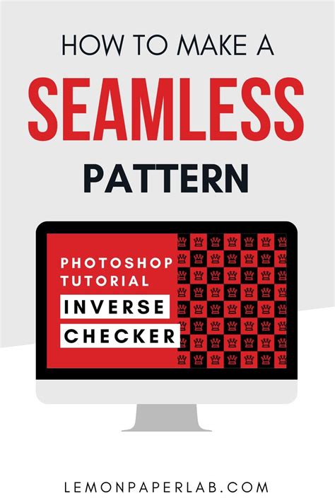Creating An Inverse Checkered Pattern In Photoshop Lemon Paper Lab