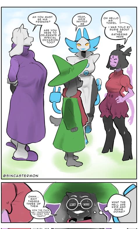 Post 5710025 Deltarune Muffet Ralsei Sincastermon Tasque Manager