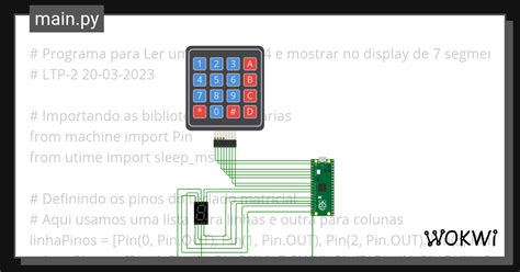 Teclado Raspi Wokwi Esp32 Stm32 Arduino Simulator